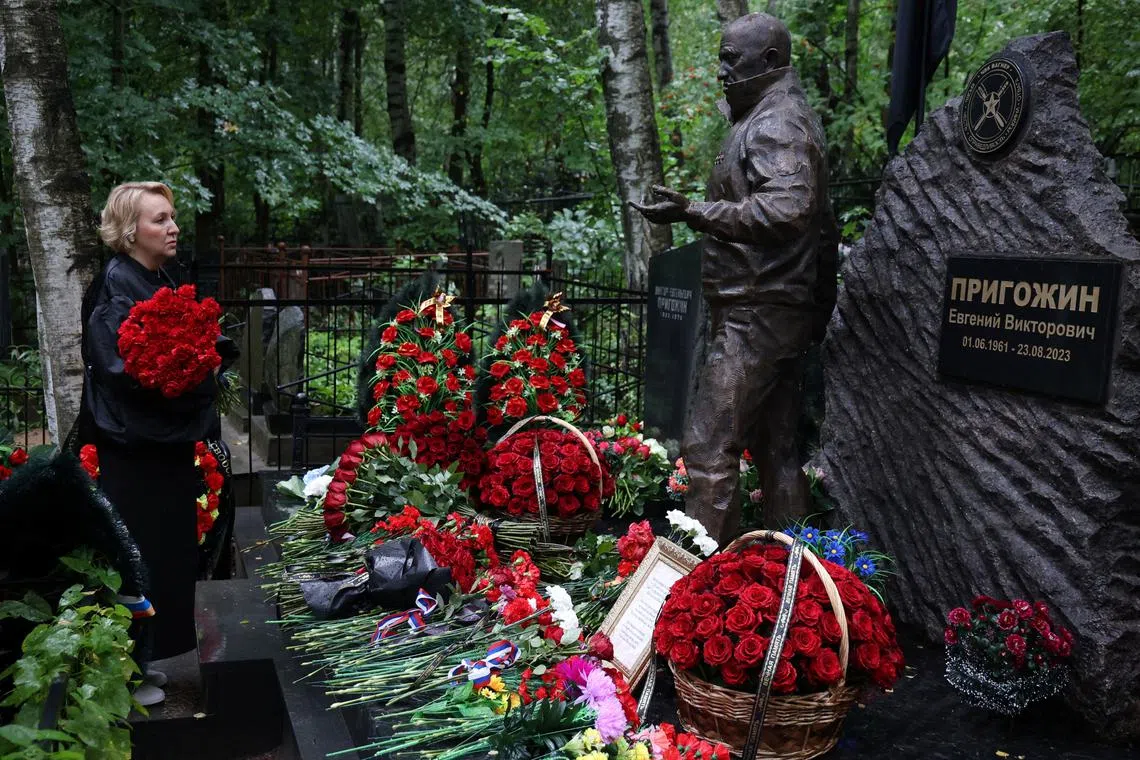 Russians hail Wagner chief Prigozhin as patriot on anniversary of his ...