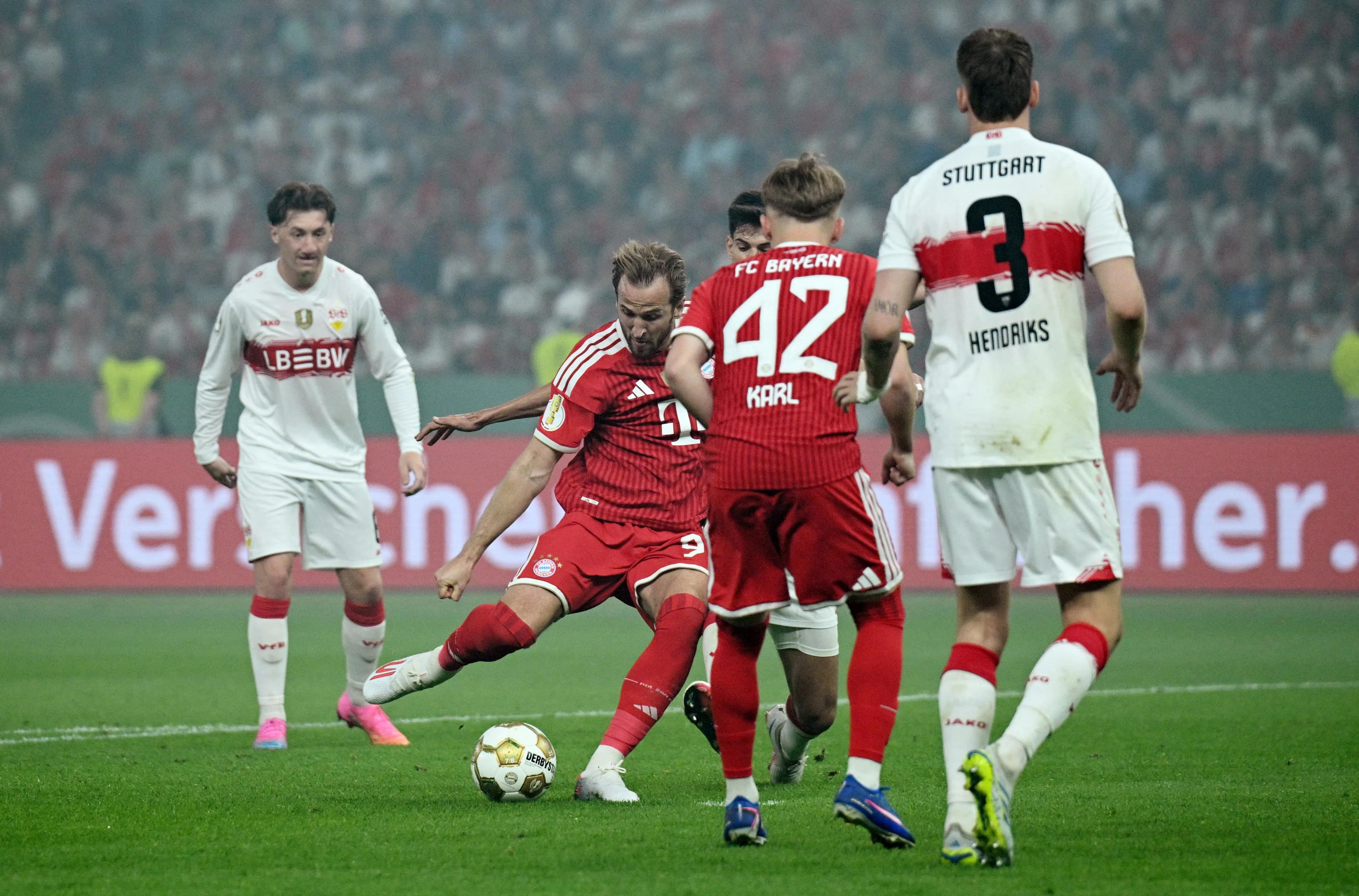 Three second-half Harry Kane goals hand Bayern German Cup victory and ...
