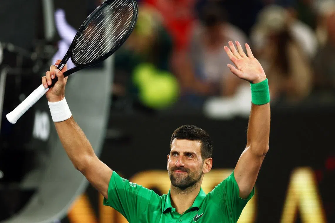 Djokovic begins bid for 25th Grand Slam with efficient win at ...