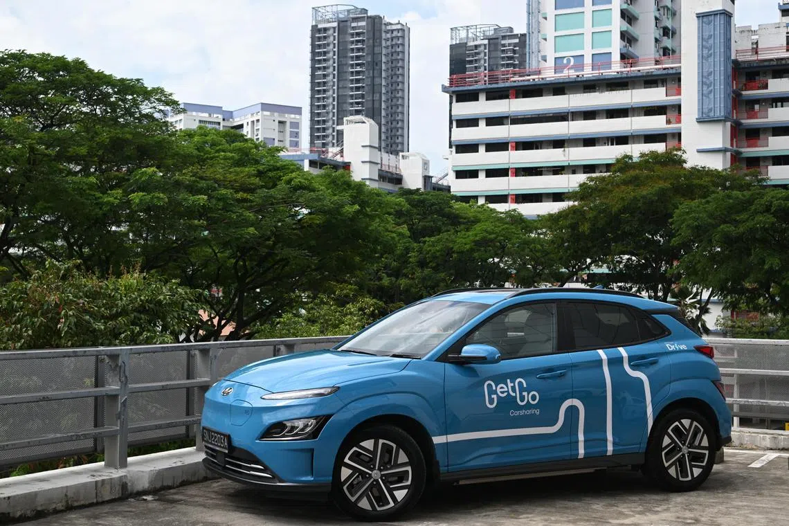 Trying out EVs with car-sharing services | The Straits Times