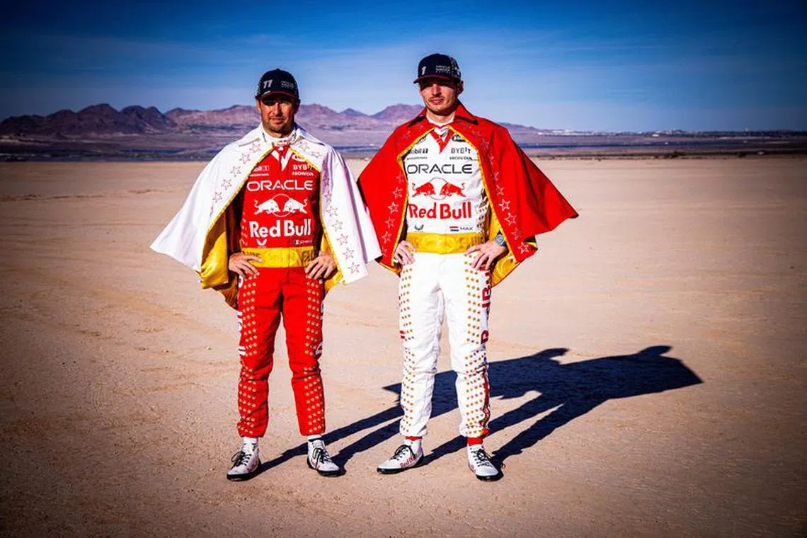 Verstappen doing Elvis impersonation at Las Vegas Grand Prix | The ...
