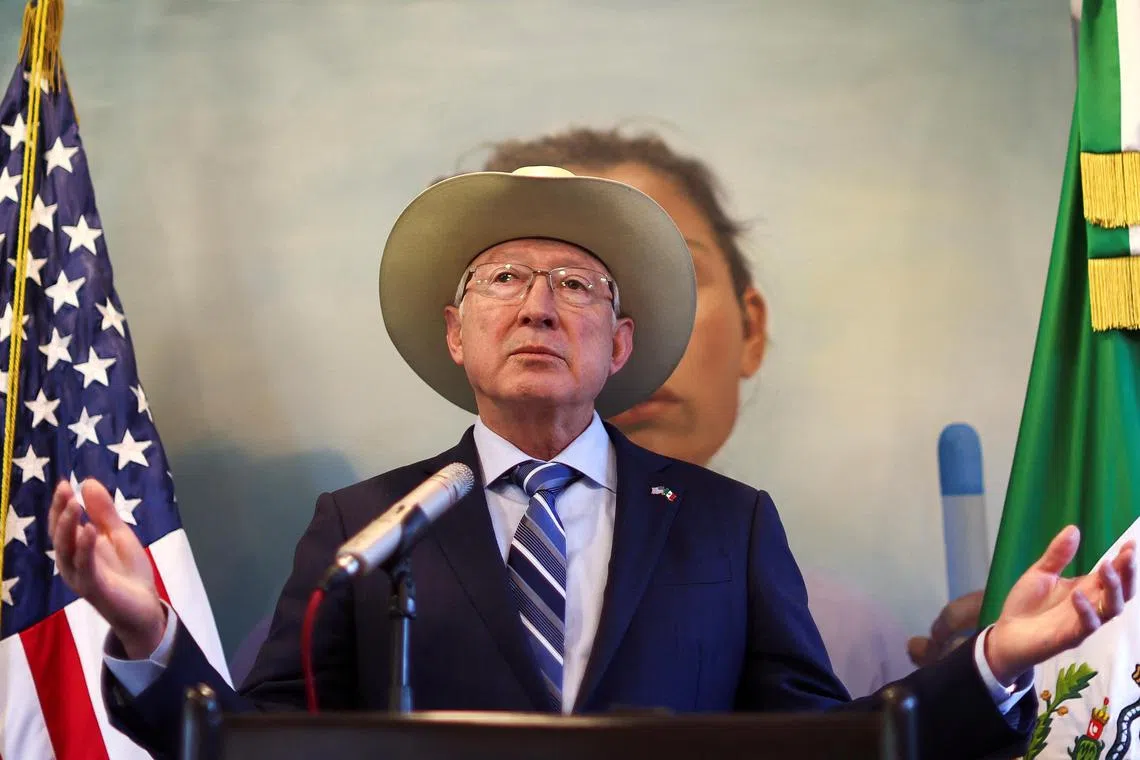 US envoy says Mexico not safe, blames ex-president for failed security ...