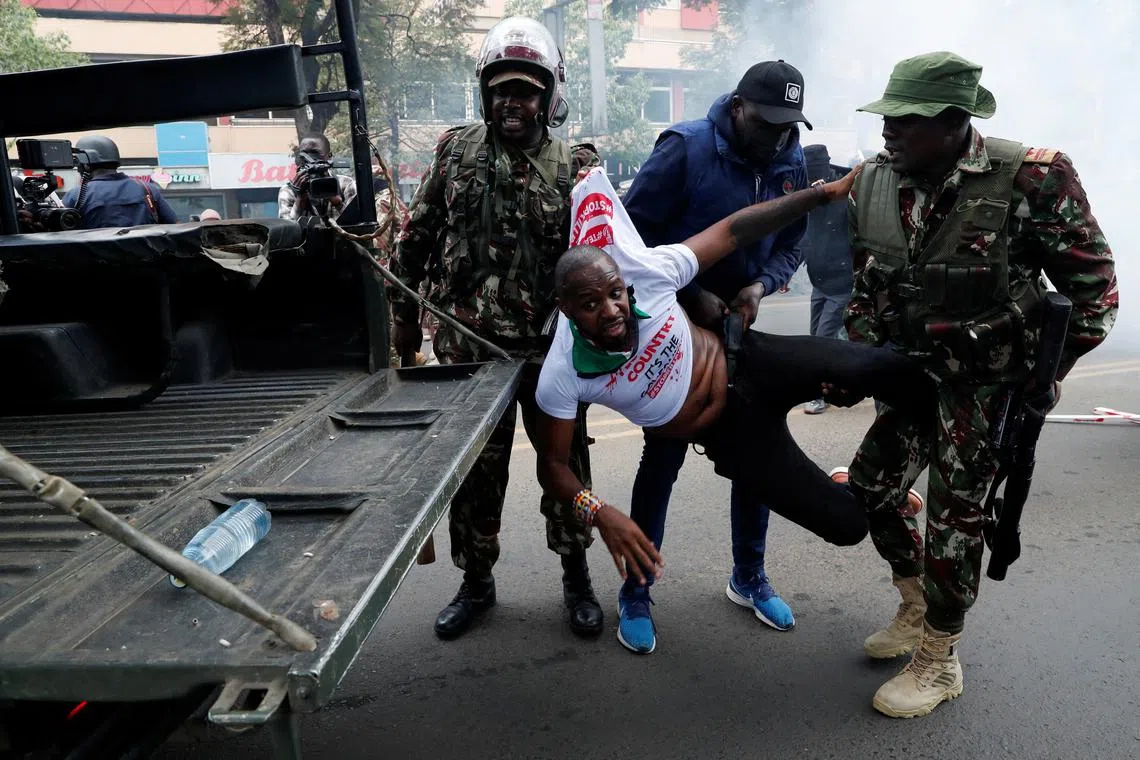 Kenyan protesters detained in march to honour fallen comrades | The ...