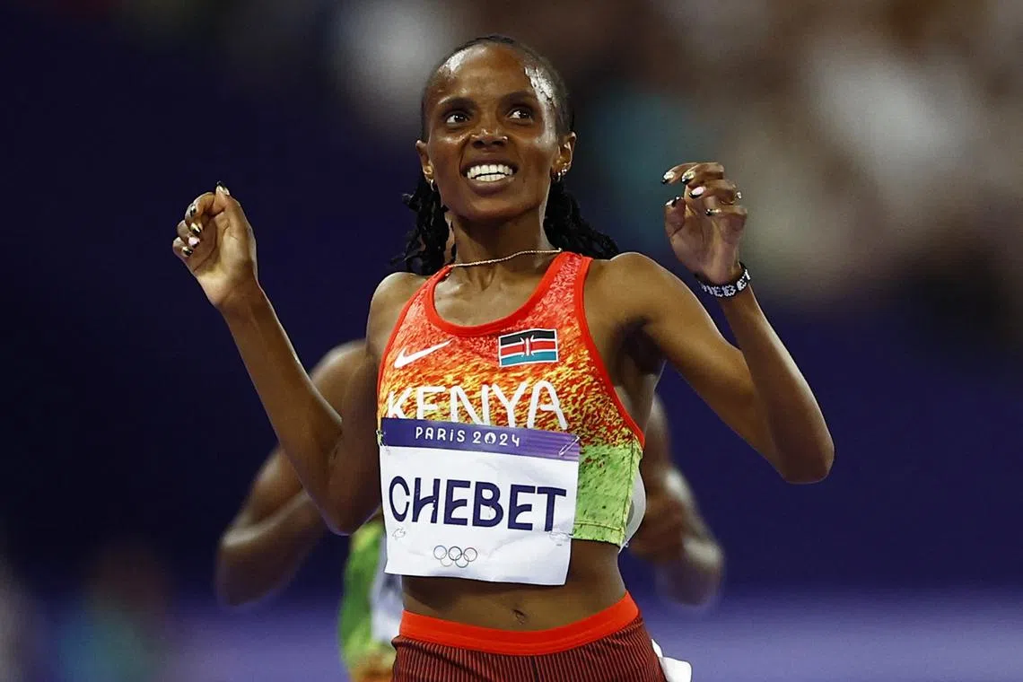 Kenya’s Beatrice Chebet charges to 5,000m gold, Faith Kipyegon’s silver ...