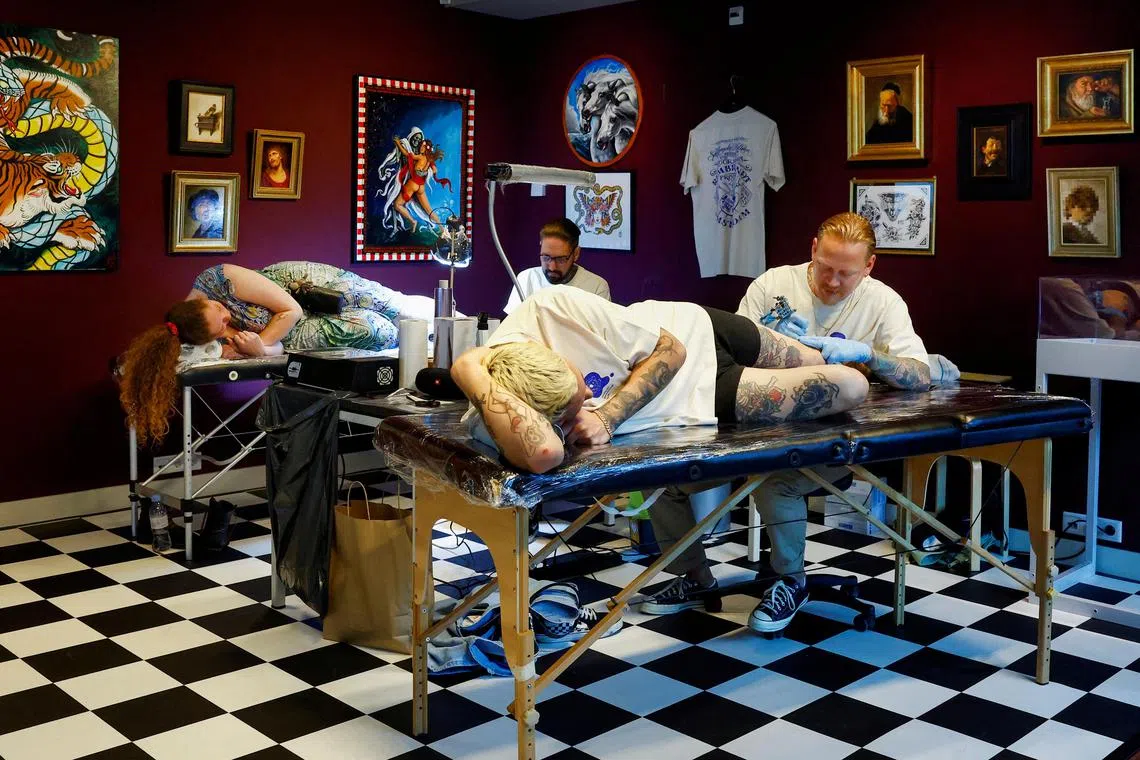 High art becomes body art at tattoo pop-up studio in Amsterdam’s ...