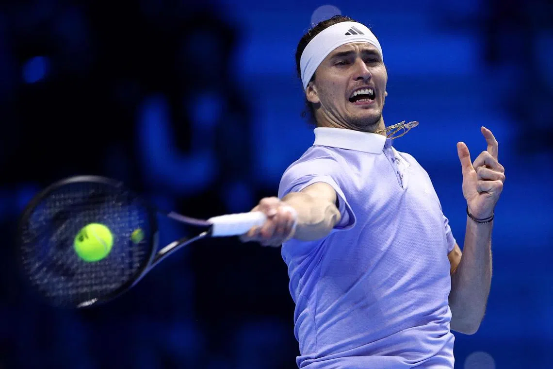 Alexander Zverev reaches ATP Finals last four with win over Carlos ...