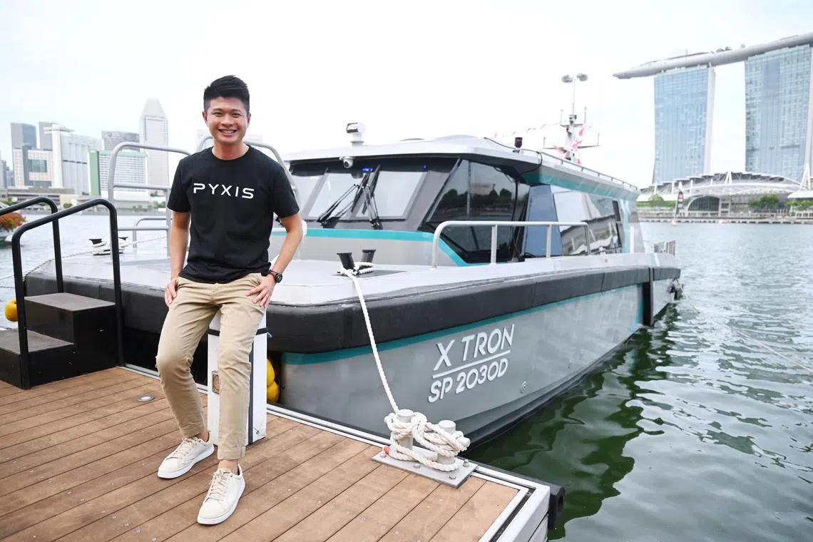 S’pore start-up Pyxis debuts fully electric passenger vessel for port ...