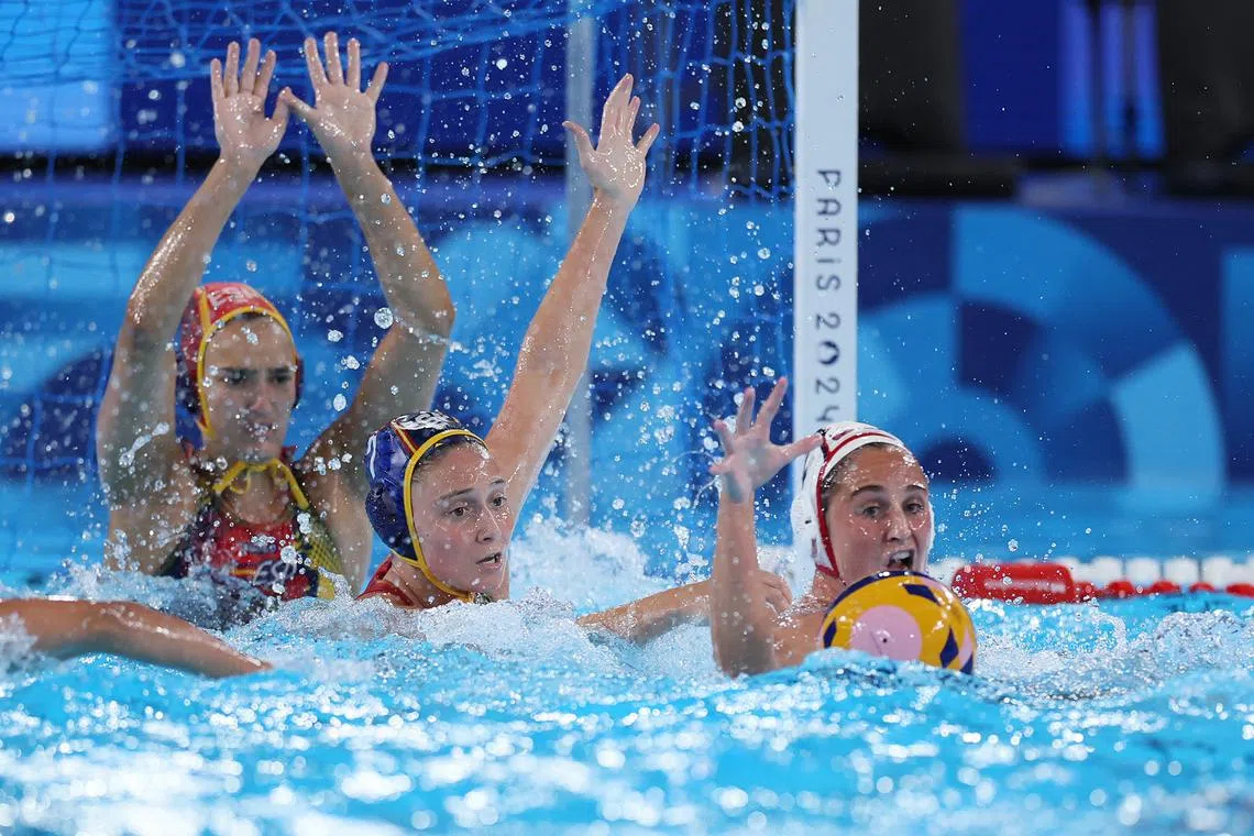 Water Polo-Spain edge three-times reigning Olympic champions U.S | The ...