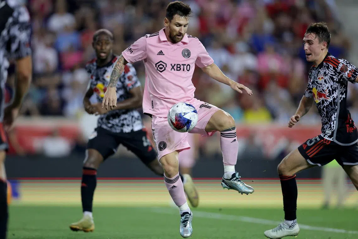 Lionel Messi comes off bench to score as Inter Miami win at Red Bulls ...