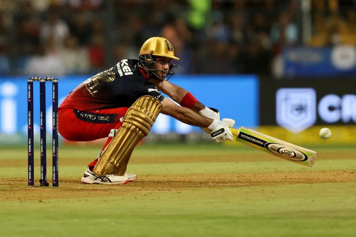 Maxwell to play in IPL until he 'can't walk anymore' | The Straits Times