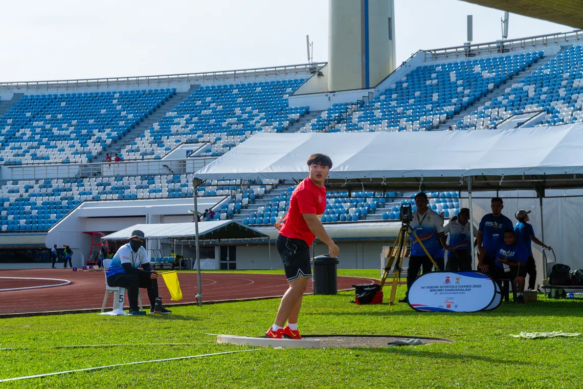S’pore shot putter Anson Loh eyes more success after Asean School Games ...