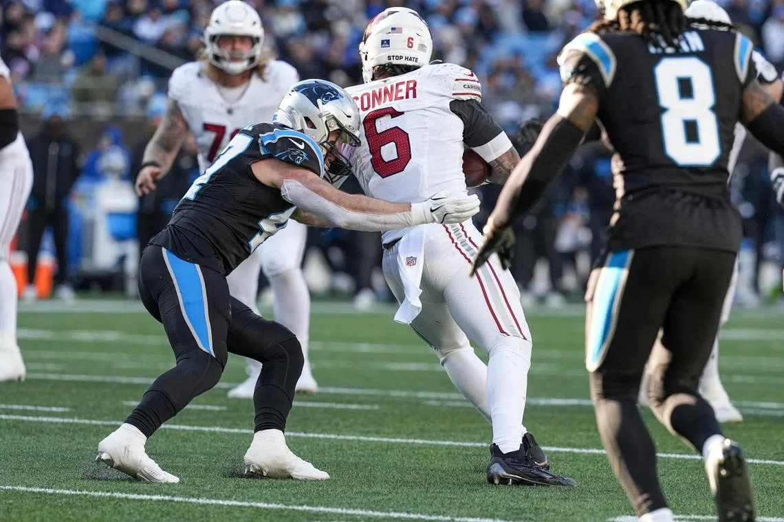 Cardinals RB James Conner (knee) banged up vs. Panthers | The Straits Times