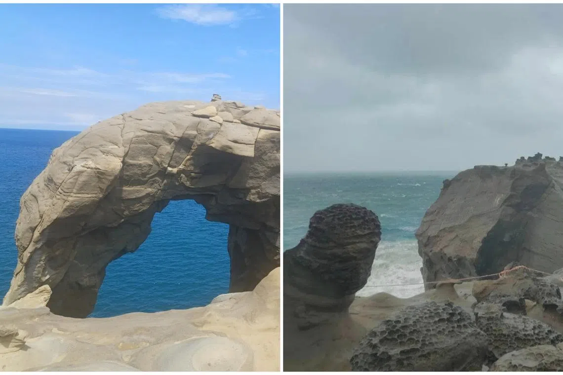 Taiwan’s Elephant Trunk Rock loses its ‘nose’ to erosion and weathering ...