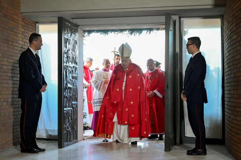 Pope opens special ‘Holy Door’ for Catholic Jubilee at Rome prison | The Straits Times