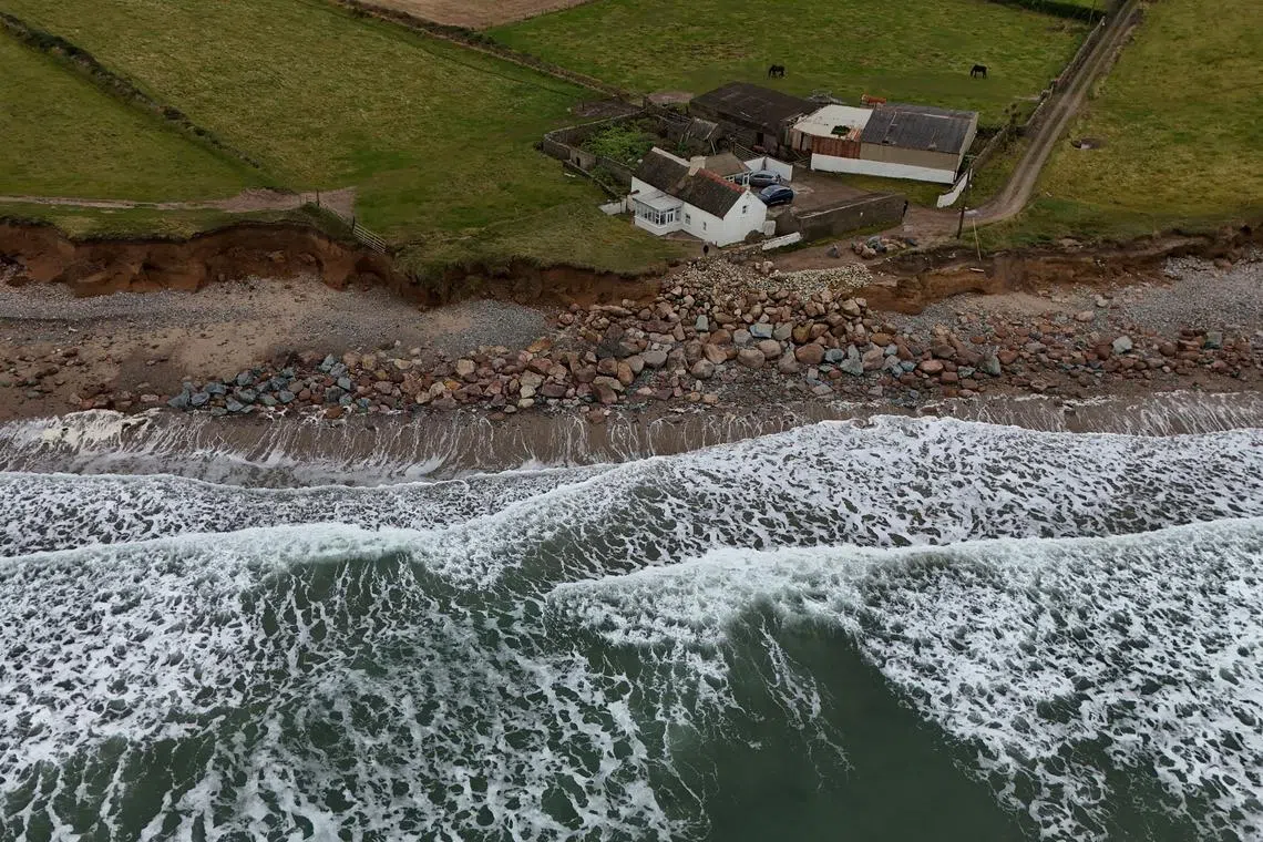 Coastal erosion eats away at Irish family's 200-year-old home | The ...