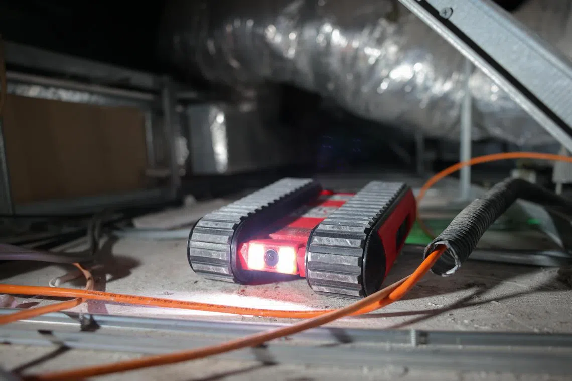 Robots in pest control: Spotting rats, repelling snakes | The Straits Times