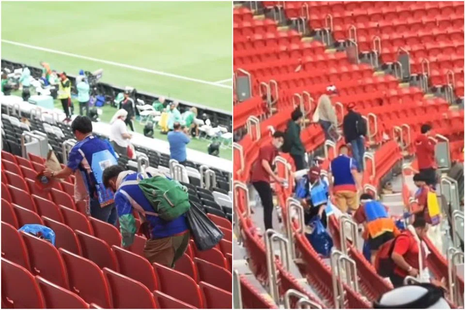 World Cup: ‘We respect the place’ – Japanese fans clean up stadium ...
