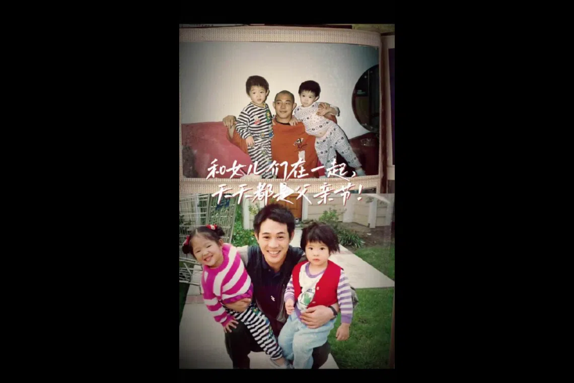 Action star Jet Li shares rare photos with all 4 daughters, including 2 ...