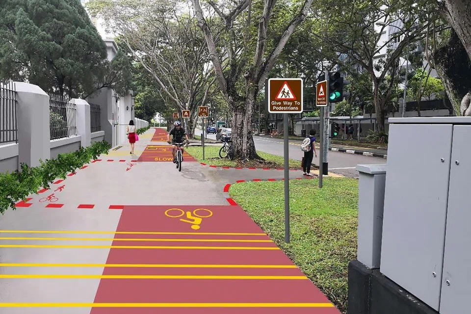 New cycling paths in 7 towns will be progressively completed from 2024: LTA | The Straits Times