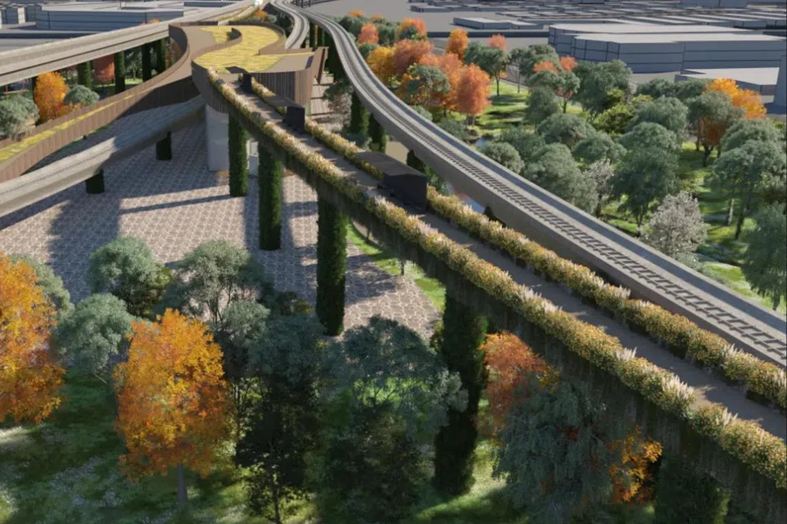 Tanah Merah MRT viaduct may be turned into elevated green corridor when ...