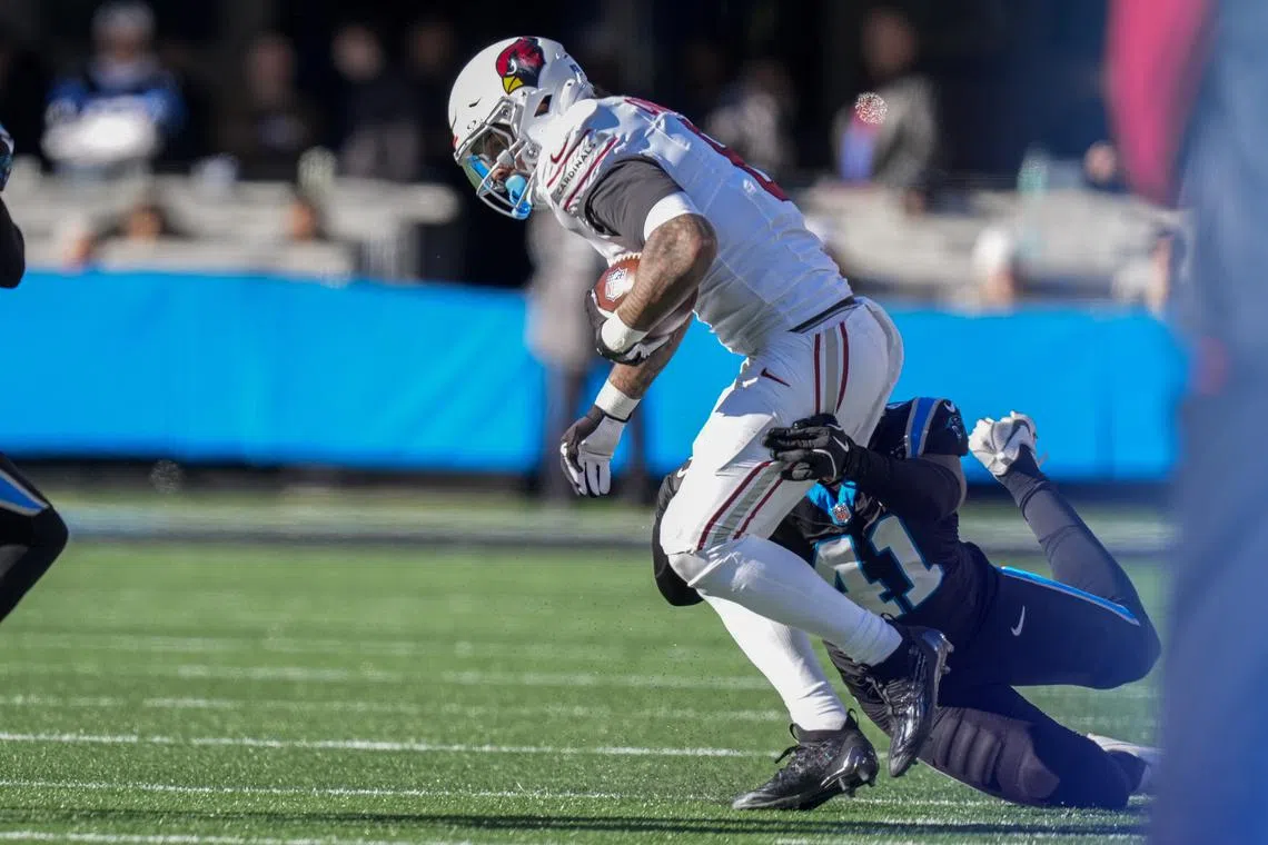 Cardinals RB James Conner (knee) banged up vs. Panthers | The Straits Times