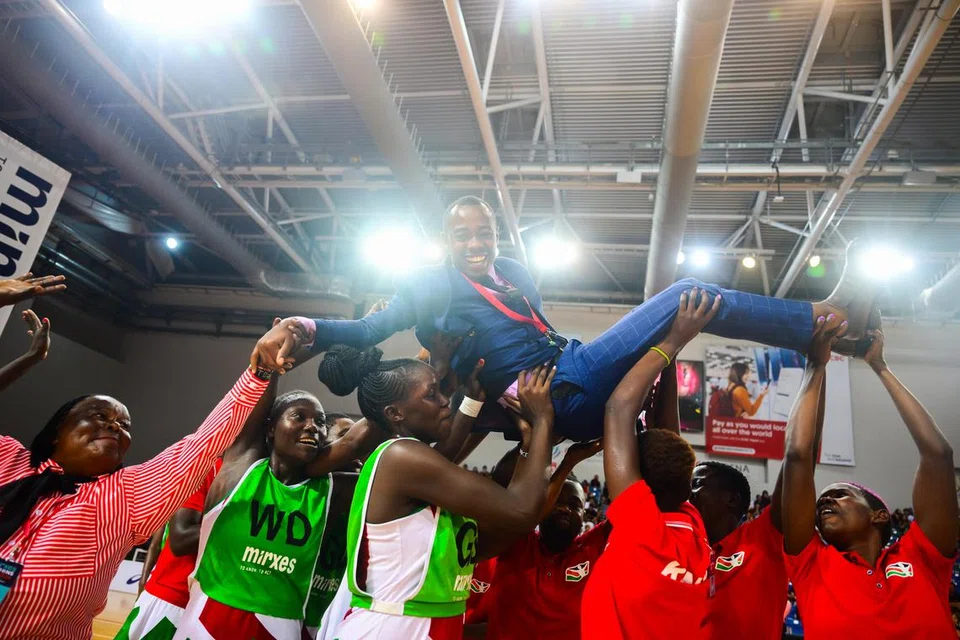 Kenya beat Singapore 61-33 to win their first international trophy at ...