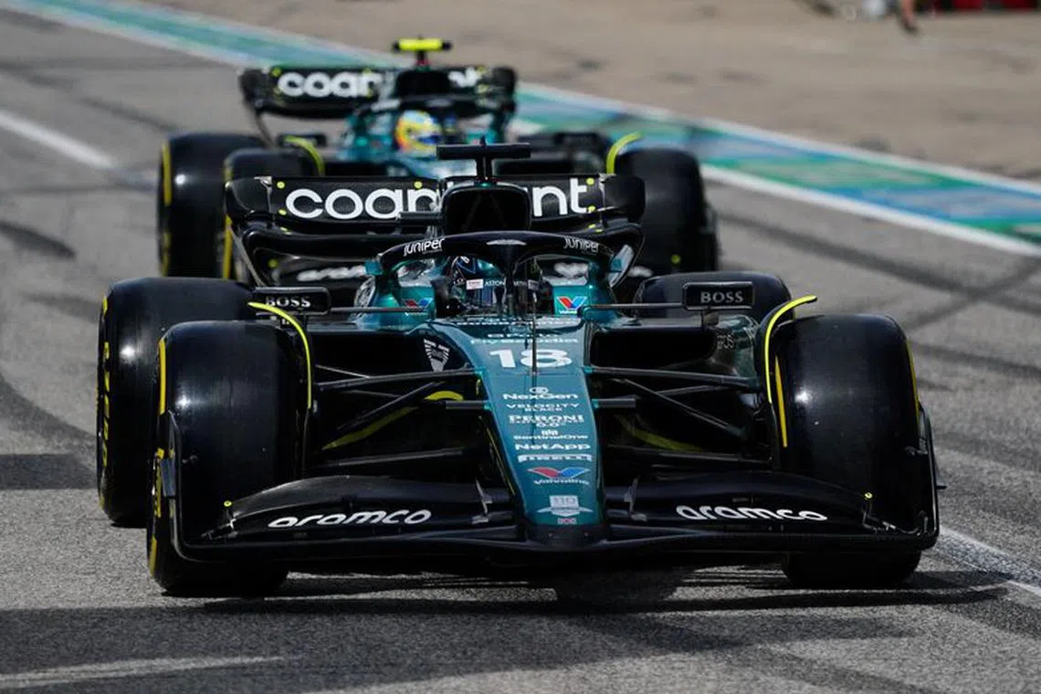 Aramco becomes Aston Martin's sole F1 title sponsor | The Straits Times