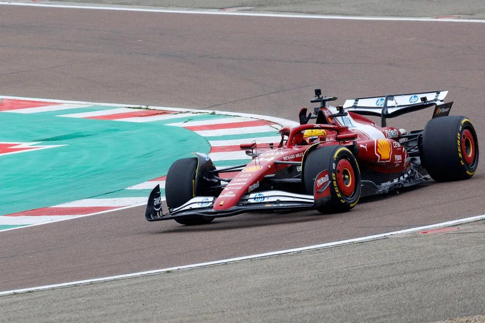 Lewis Hamilton confident of Ferrari glory after taking wheel of new F1 ...