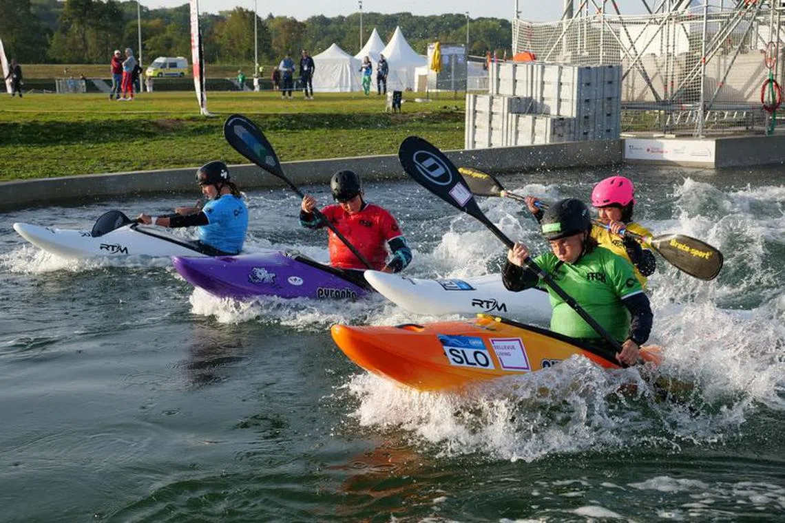 Canoeing-Paris experiences excitement of kayak cross before Olympic ...