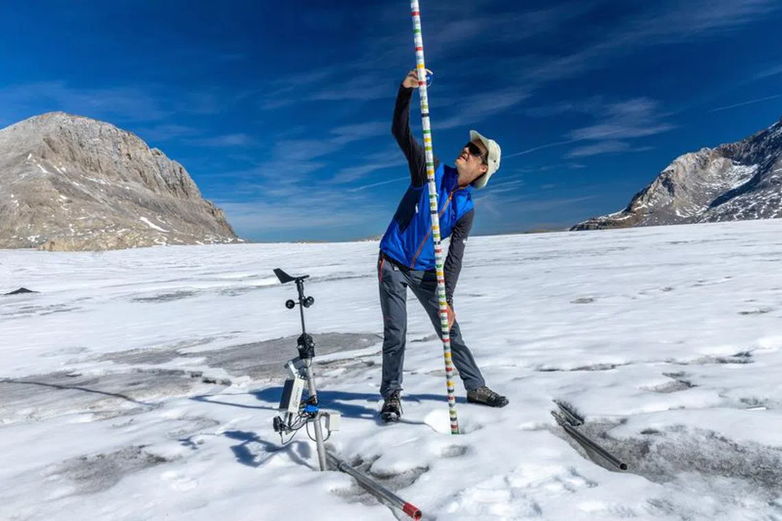 Swiss start measuring latest glacier melts after hot summer | The ...