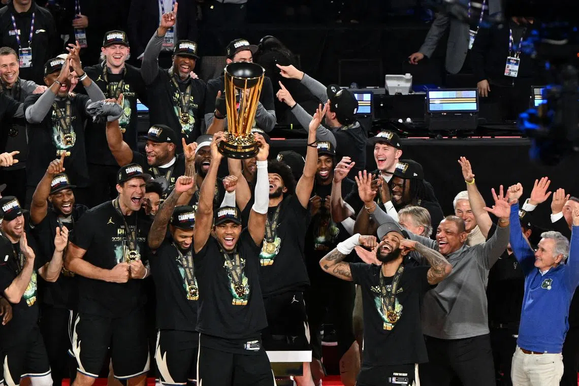 Giannis Antetokounmpo carries Bucks past Thunder in NBA Cup final | The ...