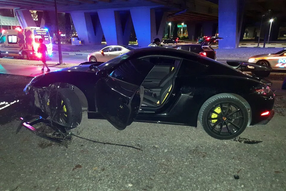 Suspected drink driver in Porsche arrested at home after running from ...
