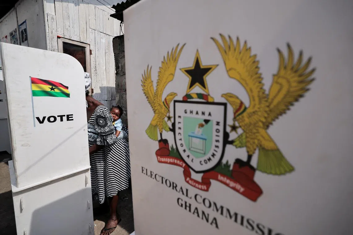 Ghana counts votes amid hopes for better times | The Straits Times