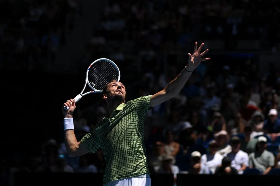 Medvedev survives early scare to reach third round in Melbourne | The ...