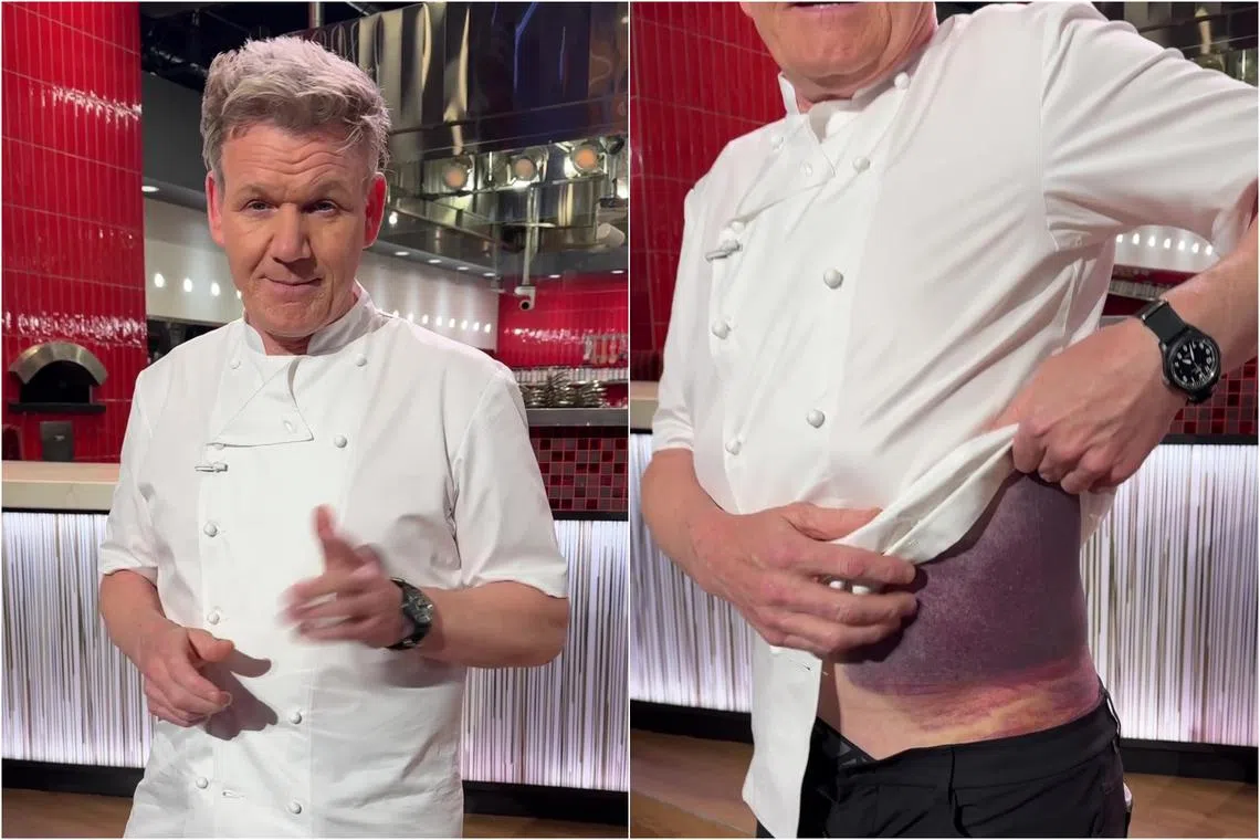 Celebrity chef Gordon Ramsay’s Father’s Day post: Helmet ‘saved my life ...