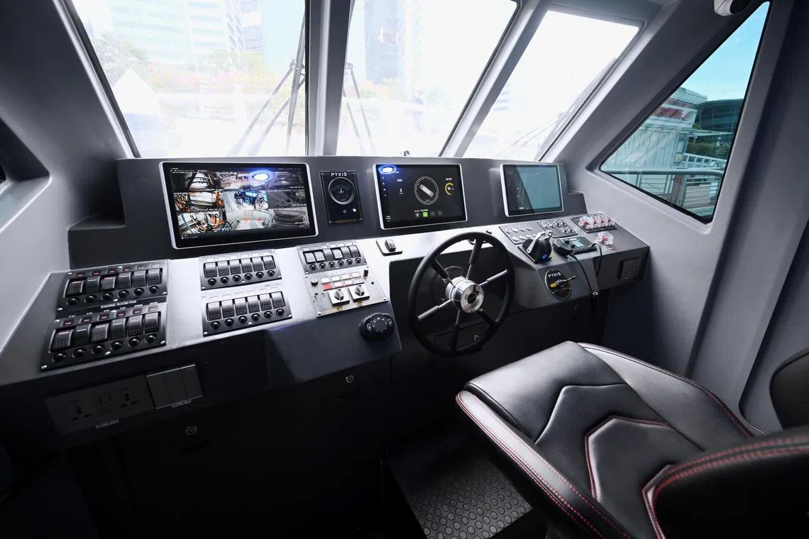 S’pore start-up Pyxis debuts fully electric passenger vessel for port ...