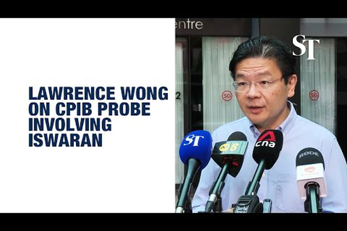 ‘We will not sweep anything under the carpet’ even if damaging: DPM Wong on Iswaran’s case | The ...