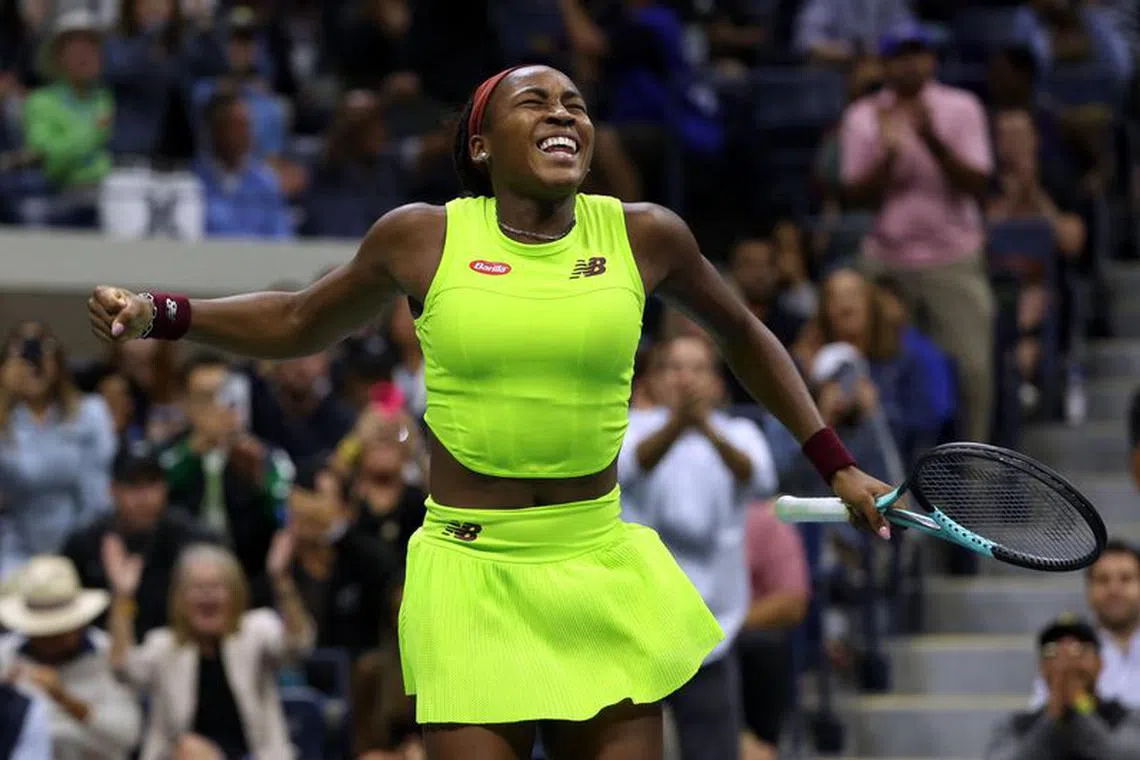 Gauff storms back, setting up Wozniacki clash at U.S. Open | The ...