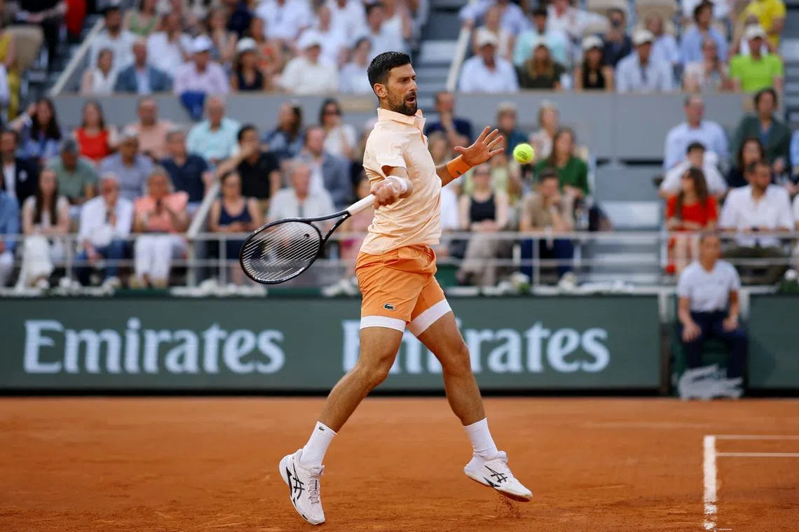 French Open day one | The Straits Times