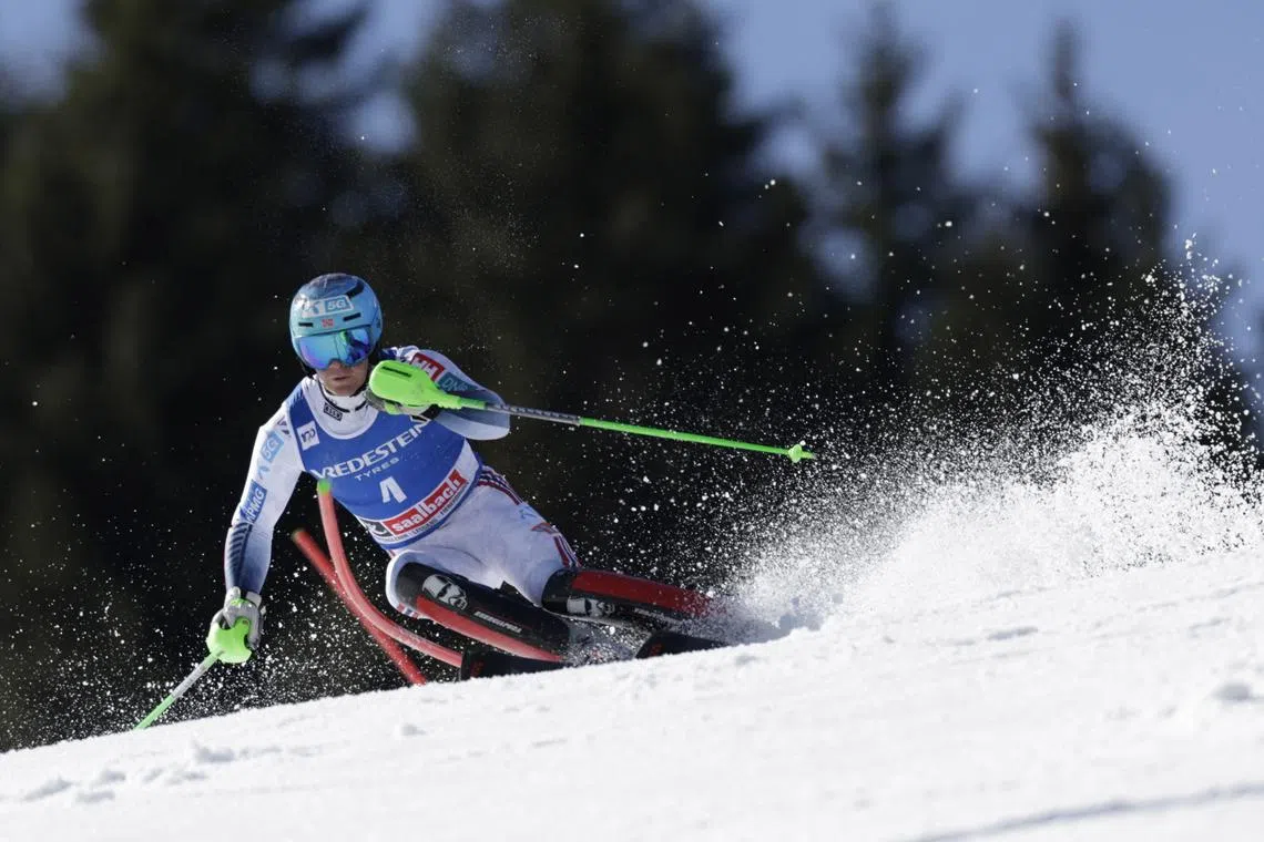 Timon Haugan takes Norway's first men's Alpine skiing win of the season ...