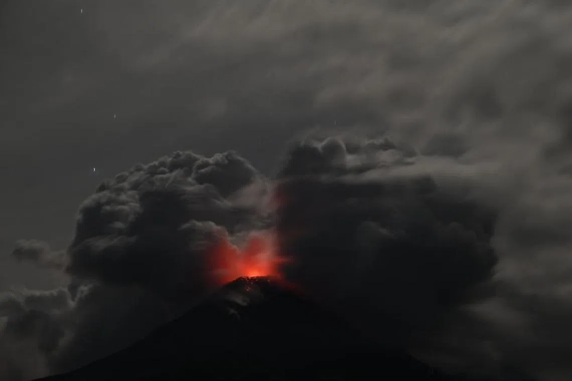Indonesia’s Lewotobi Laki-laki volcano erupts; some Bali flights cancelled | The Straits Times
