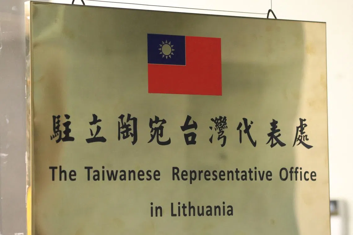 Taiwan announces first investment in Lithuania | The Straits Times