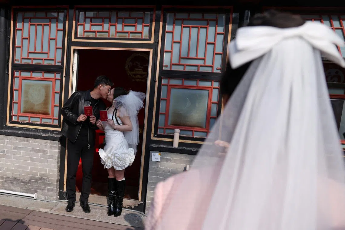 China's wedding dress sellers pin hopes on rise in marriages | The ...