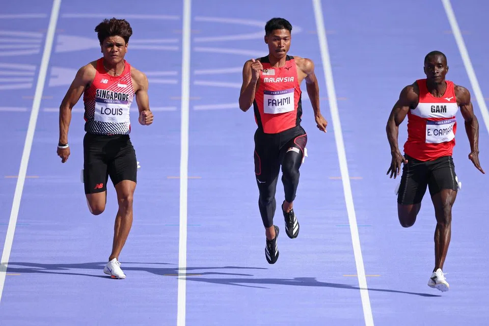 Singapore’s Marc Louis misses chance to race against Olympic 100m ...