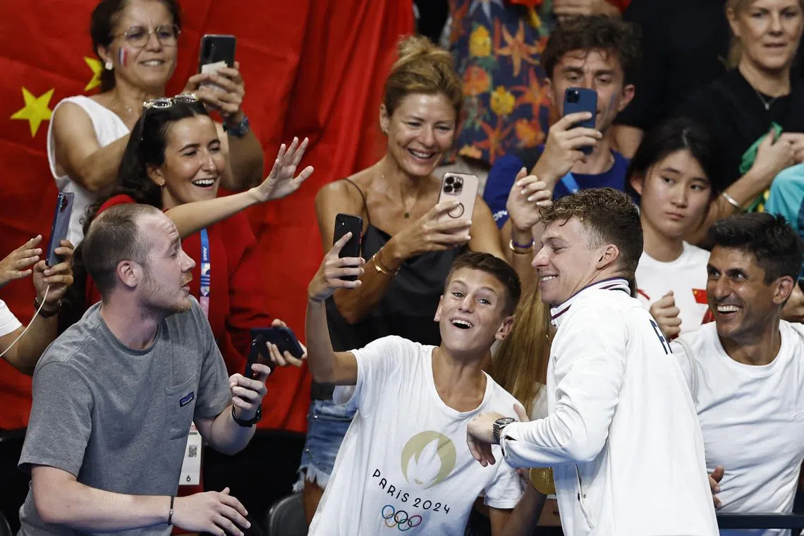 Leon Marchand's brand is on fire as his Olympic star rises | The ...