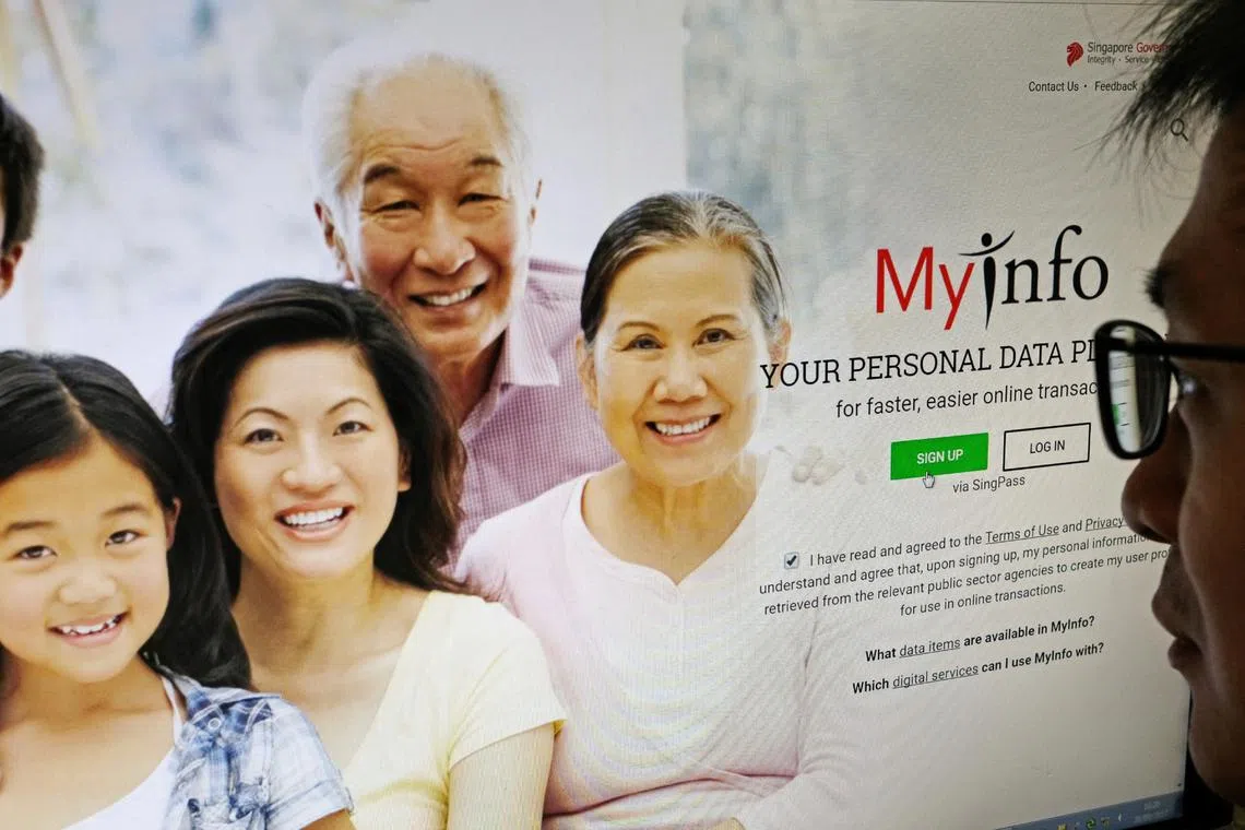 Users need to scrutinise what data is shared through MyInfo | The Straits Times