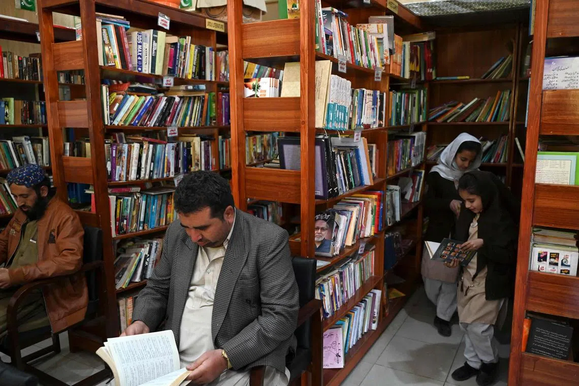 Library thrives in Pakistan's 'wild west' gun market town | The Straits ...