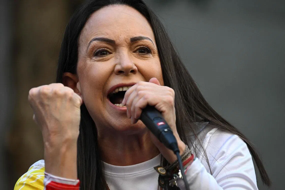 Venezuela's 'hour of freedom' has arrived: Opposition leader Machado ...