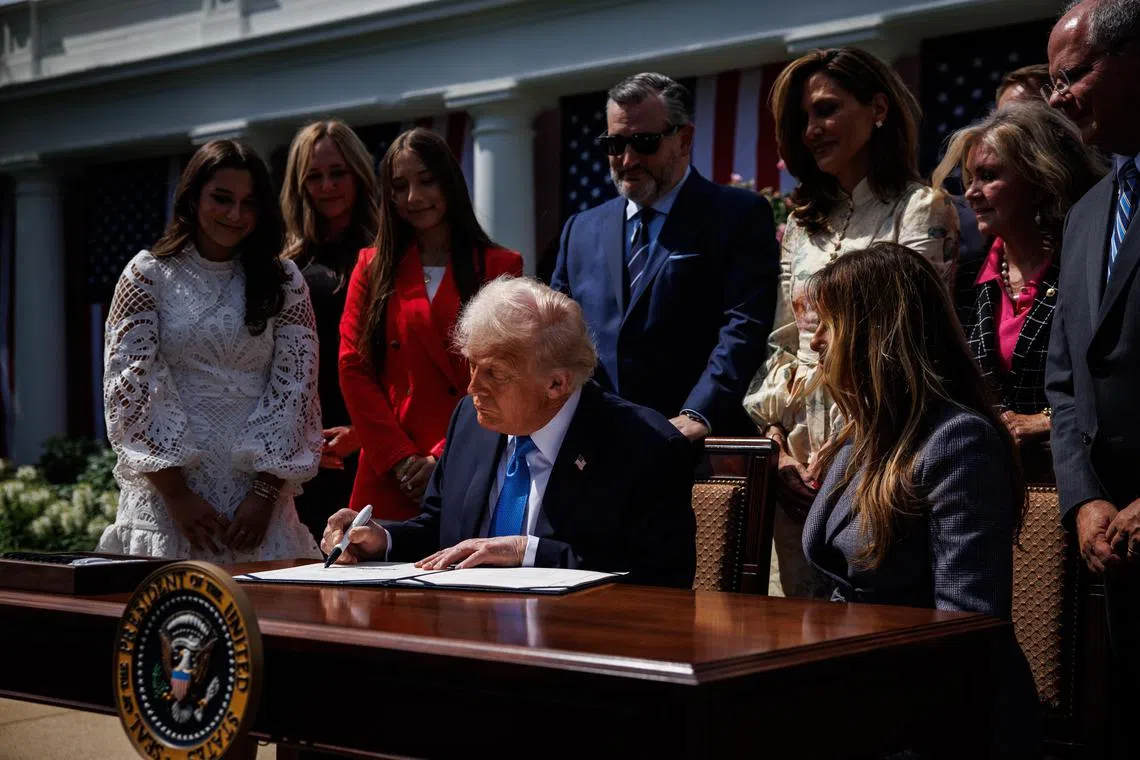 Trump signs Bill outlawing ‘revenge porn’ | The Straits Times