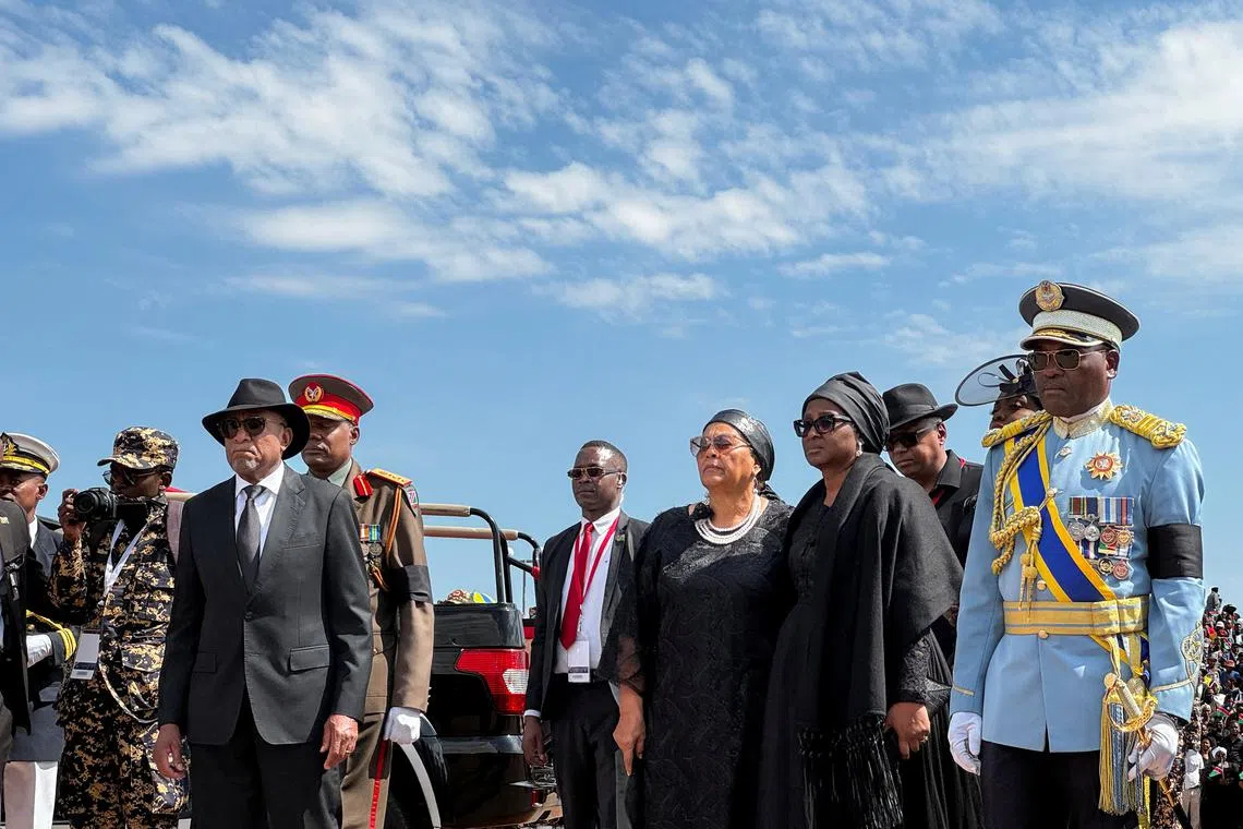 Namibia's late president Geingob buried | The Straits Times